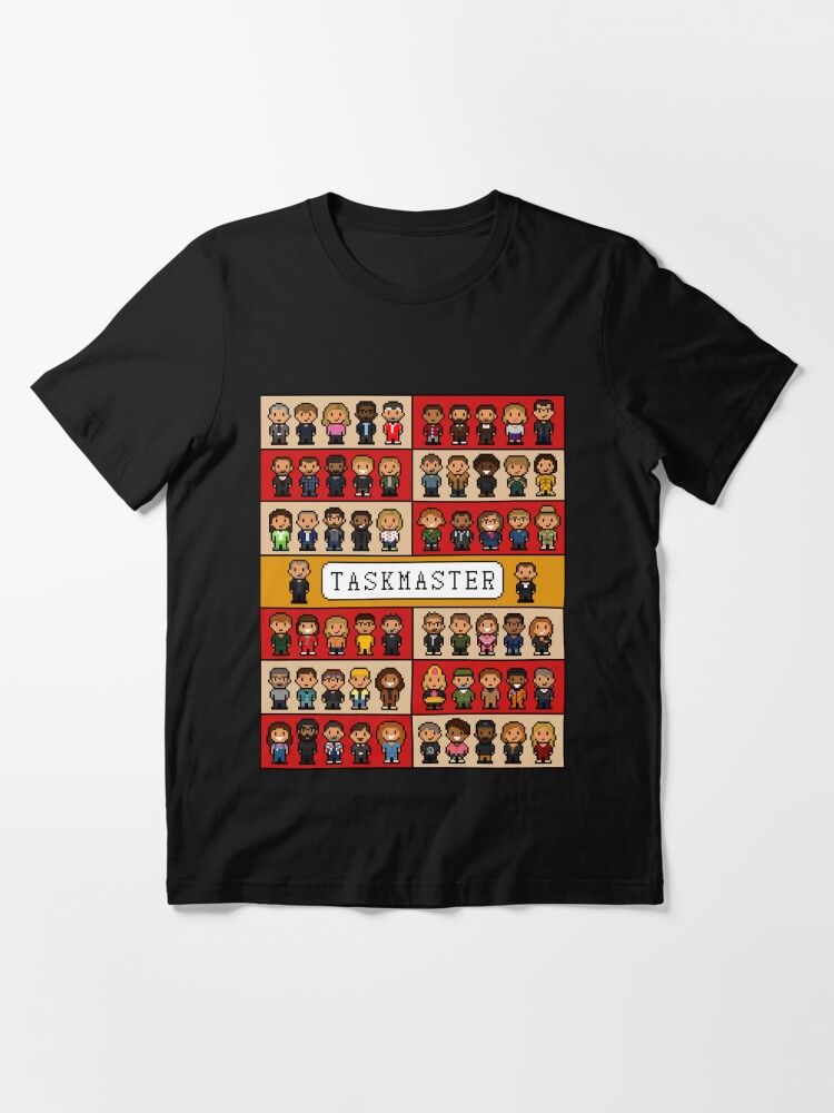 "Pixel Art Taskmaster display. Essential" T-shirt by TiBarkerr | Redbubble