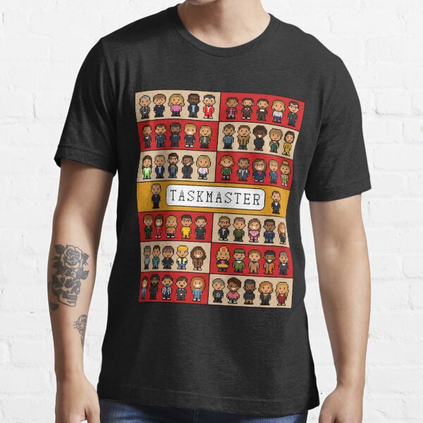 "Pixel Art Taskmaster display. Essential" T-shirt by TiBarkerr | Redbubble