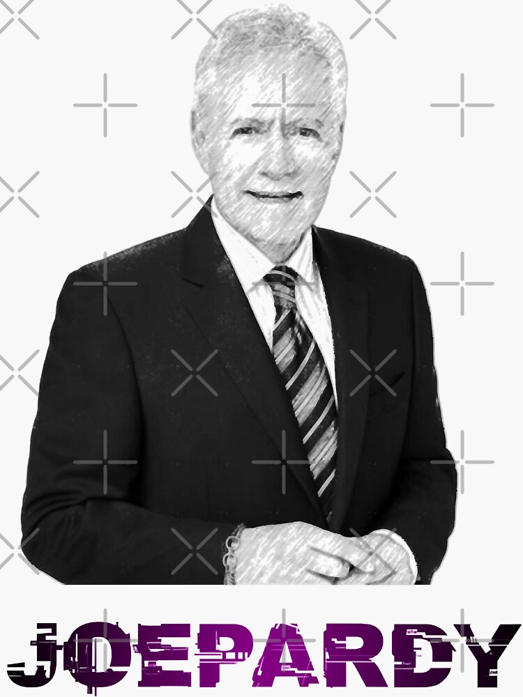 "Black Art alex trebek Classic" Sticker by AlaynaReichel10 | Redbubble