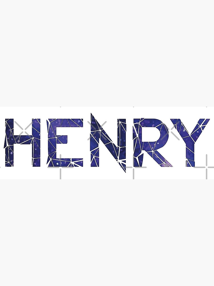 "HENRY Name I - My name is HENRY - typography name - Galaxy Vibe ...