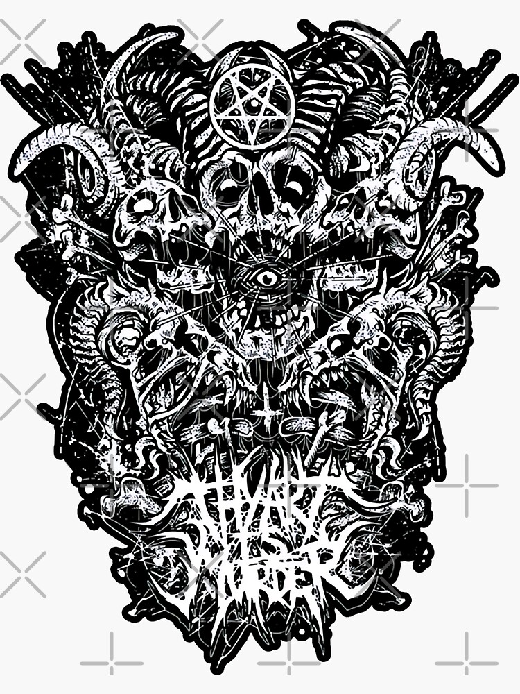 "Dark Demon Eye" Sticker by LeoRoberts | Redbubble