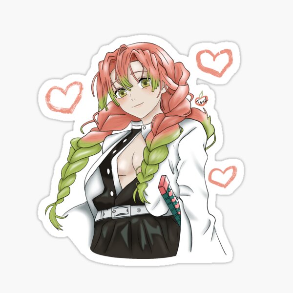 "Mitsuri Kanroji " Sticker by Alien--Queen | Redbubble