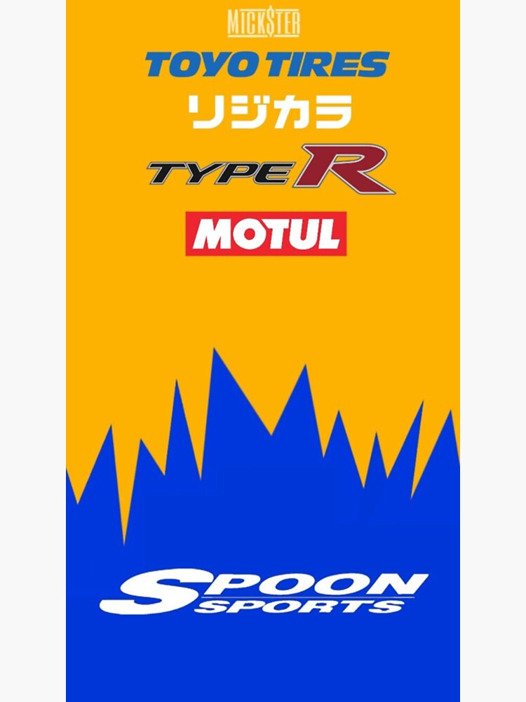 "Spoon Sports Sticker" Sticker for Sale by wygalorebaug | Redbubble