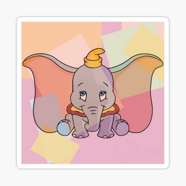 "Dumbo" Sticker for Sale by KFdesignKF | Redbubble