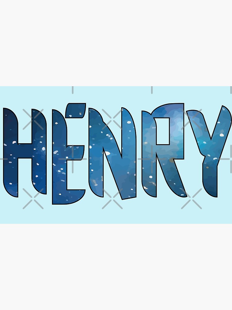 "HENRY Name IV - My name is HENRY - typography name - Galaxy Vibe ...