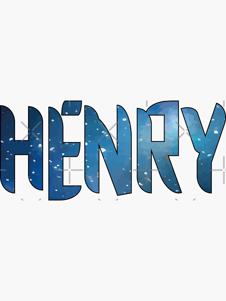 "HENRY Name IV - My name is HENRY - typography name - Galaxy Vibe ...