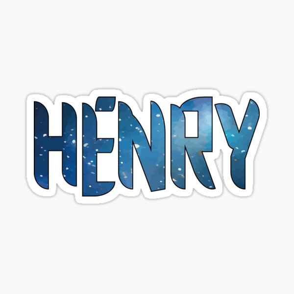 "HENRY Name IV - My name is HENRY - typography name - Galaxy Vibe ...