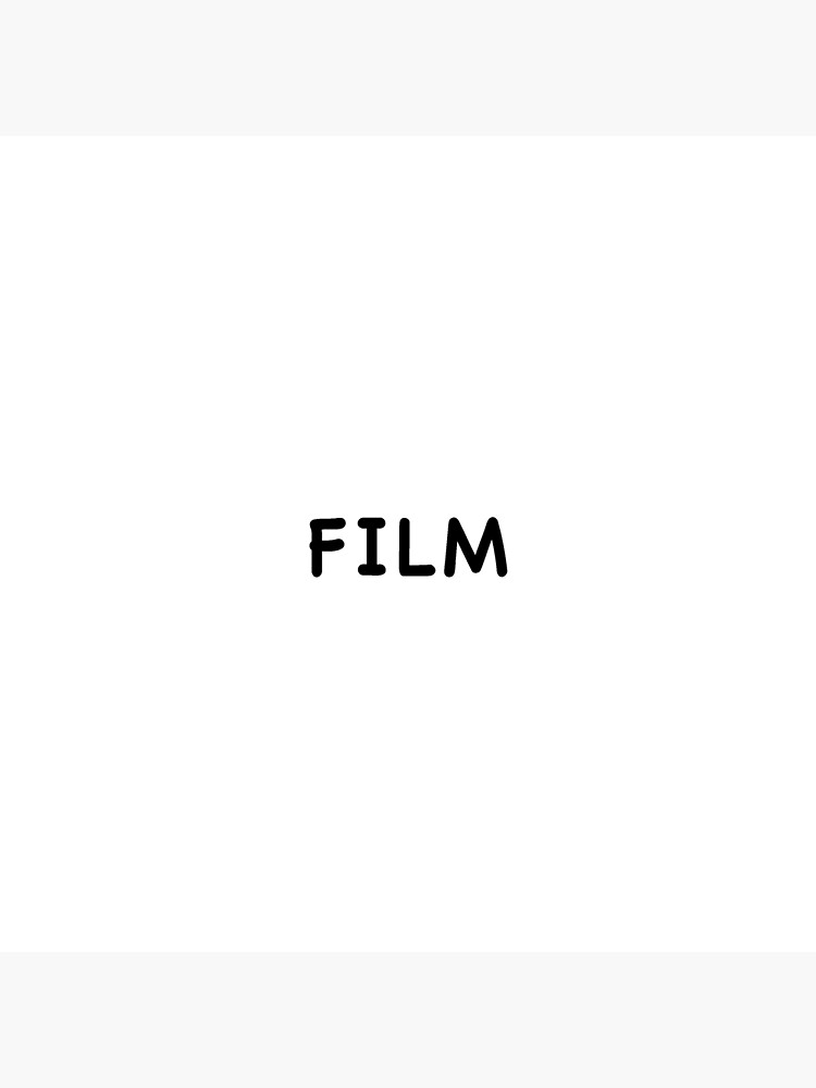 "Simple Film Crew Logo" Poster for Sale by rowan-elsbury | Redbubble