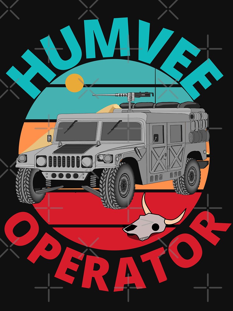 "Humvee Military Vehicle HMMWV Front Humvee Gear" T-shirt by mattades ...