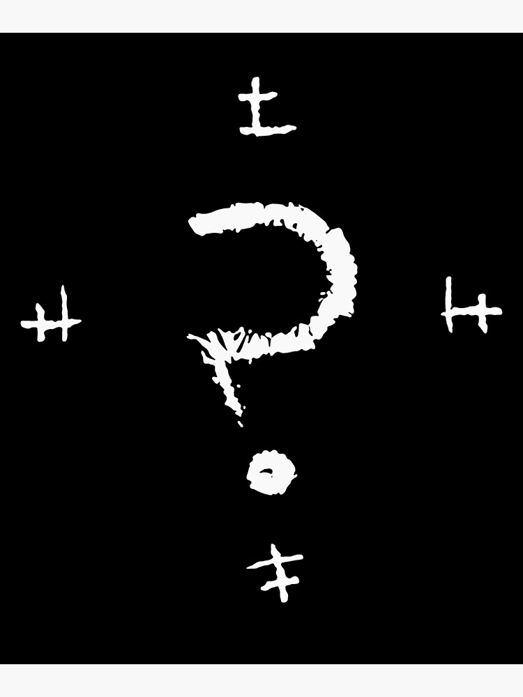 "The Riddler Paul Dano Villain Symbol" Poster by ZAVDQABN | Redbubble