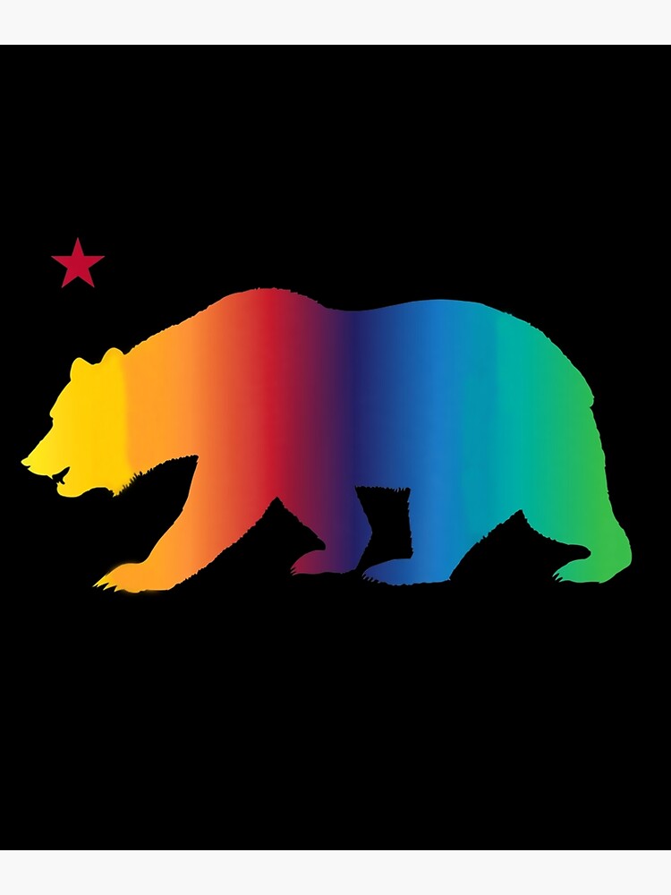 "Bear Rainbow LGBT Pride Month 2022 LGBTQ" Poster for Sale by ...