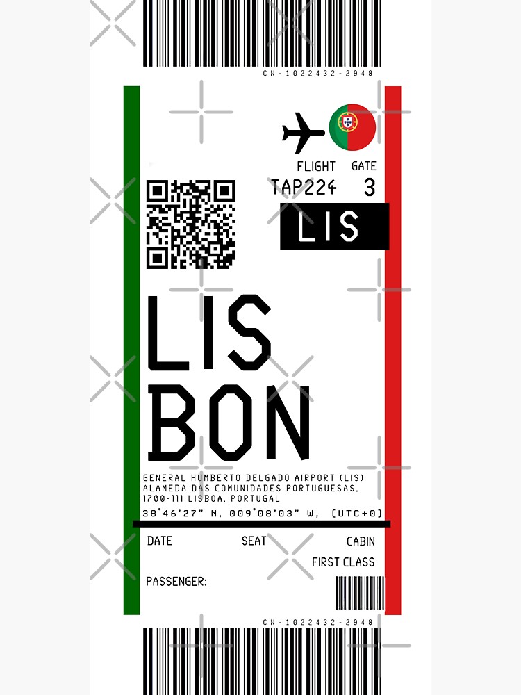 "Lisbon General Humberto Delgado International Airport (LIS) Boarding ...