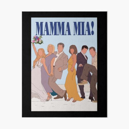 Lámina rígida «Esquema de Mamma Mia largo» de McNuttsDesign | Redbubble