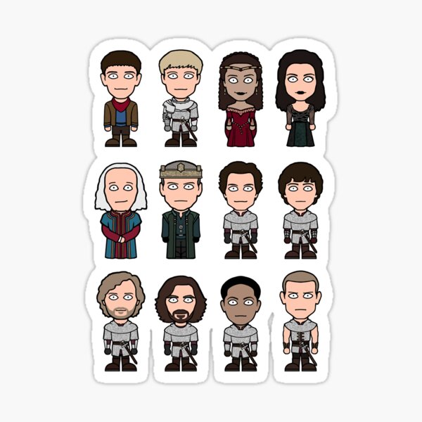 "Team Merlin" Sticker by OakleyBarrett | Redbubble