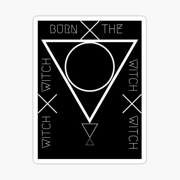 "Burn The Witch" Sticker by Momente | Redbubble