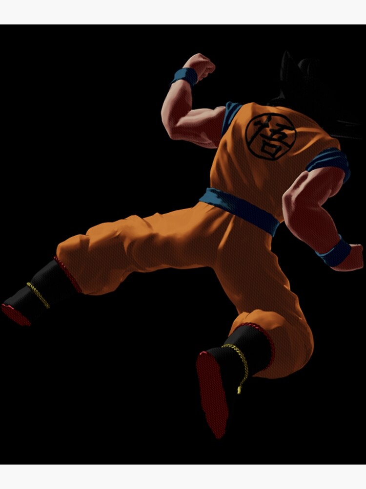 "Goku Kicking Classic ." Poster for Sale by telegagvpost | Redbubble