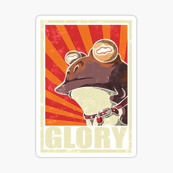 "Glory! Vintage" Sticker by FanAtticAlley | Redbubble
