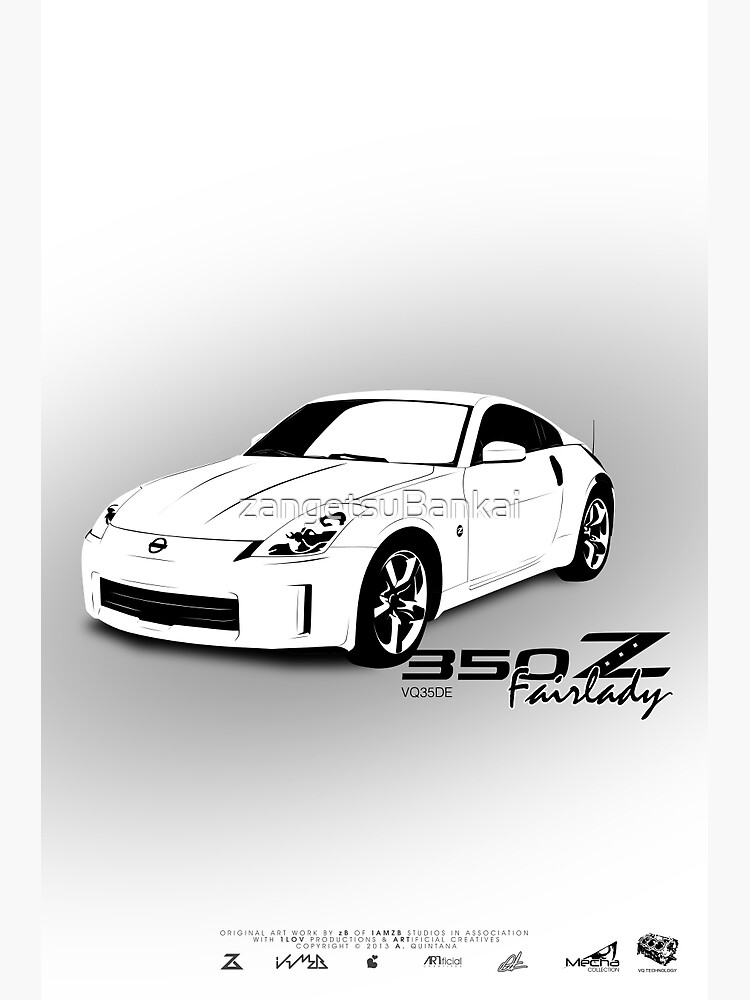 "350Z" Poster for Sale by zangetsuBankai | Redbubble