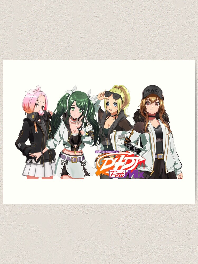 "D4DJ - Logo" Art Print for Sale by BaryonyxStore | Redbubble