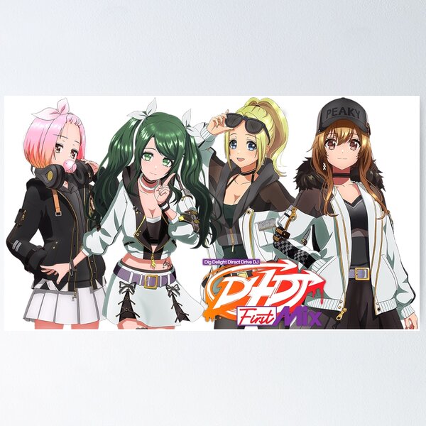 "D4DJ - Logo" Poster for Sale by BaryonyxStore | Redbubble