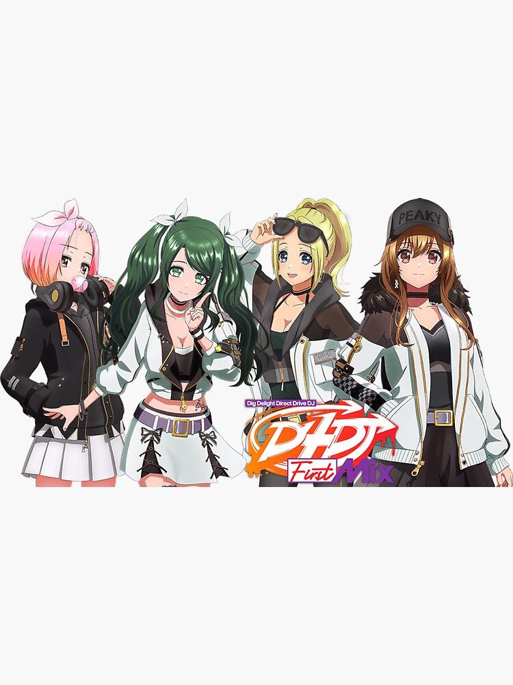 "D4DJ - Logo" Sticker for Sale by BaryonyxStore | Redbubble