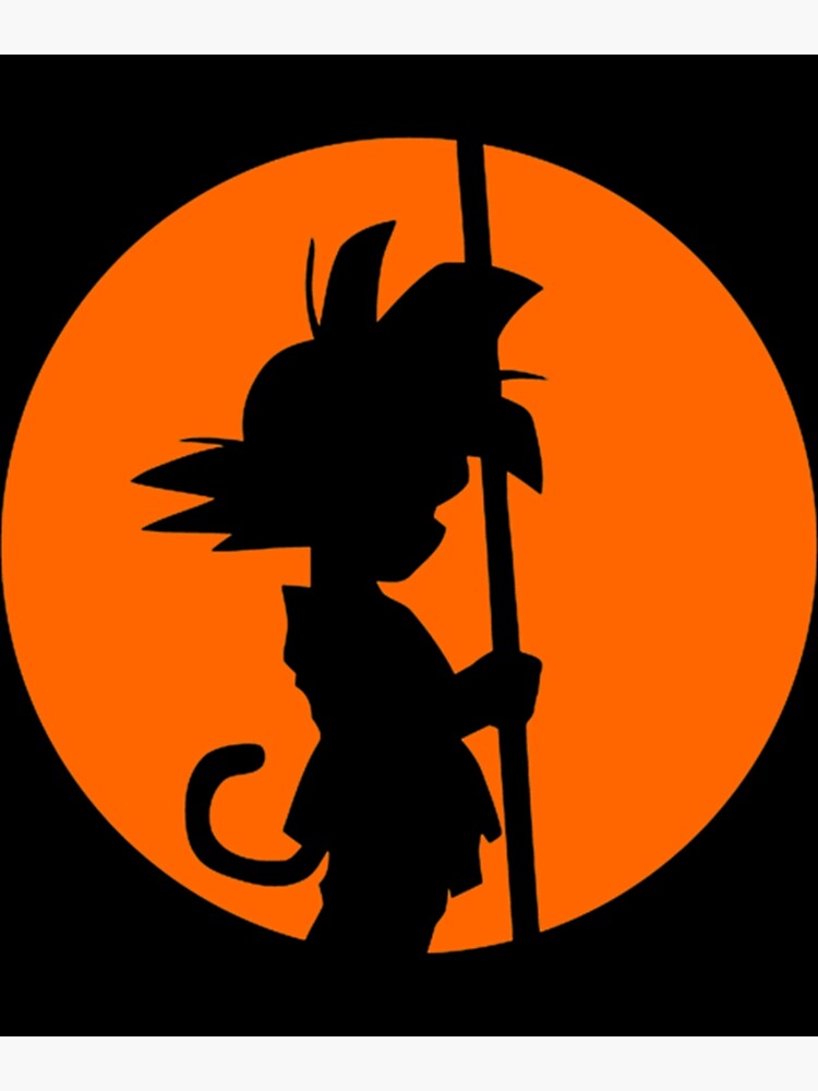 "Goku Kid Shadow Classic ." Poster for Sale by telegagvpost | Redbubble