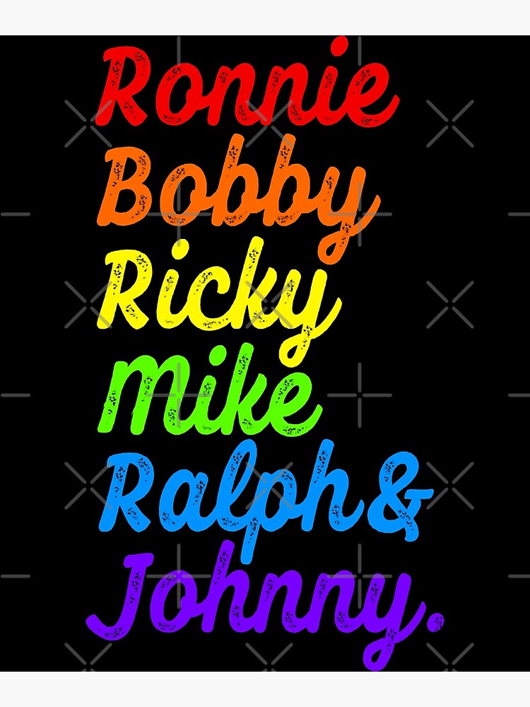 Impression photo « Vintage Ronnie Bobby Ricky Mike Ralph et Johnny 2022 ...