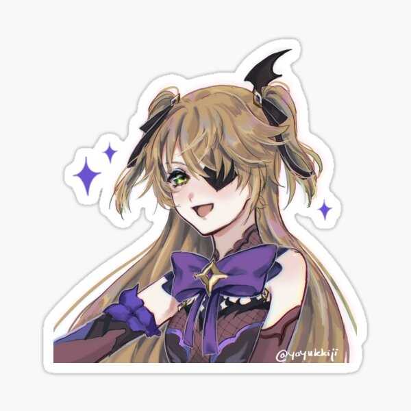 "Fischl" Sticker by Yukkiji | Redbubble