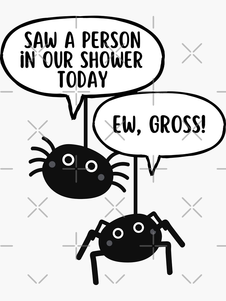 "Cute Spiders - Anti Social Quote - Sarcastic Quote " Sticker for Sale ...