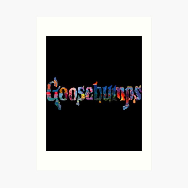 "Goosebumps - Font Made Of Book Covers " Art Print for Sale by ...