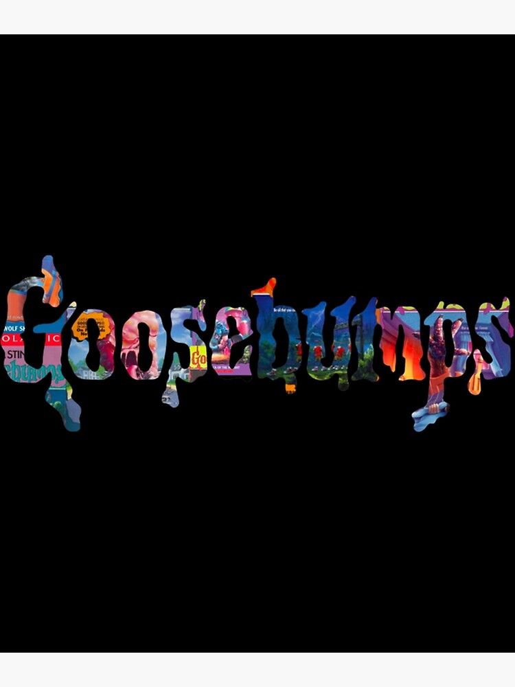 "Goosebumps - Font Made Of Book Covers " Art Print for Sale by ...