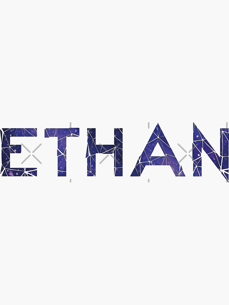 "ETHAN Name I - My name is ETHAN - typography name - Galaxy Vibe ...