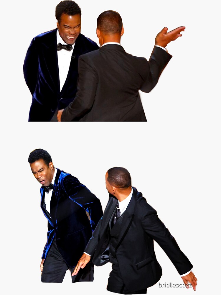 "Will smith and Chris Rock Slap Sticker Set Oscars" Sticker by ...