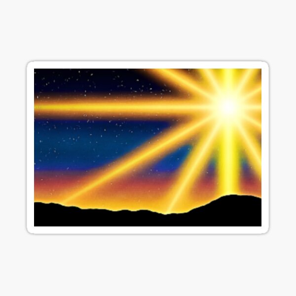 "A Guiding Light" Sticker by AptitudePics | Redbubble