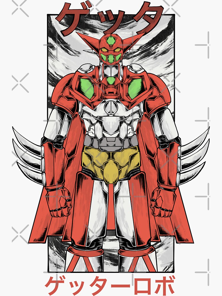 "Getter robo" Sticker for Sale by AMpixel | Redbubble