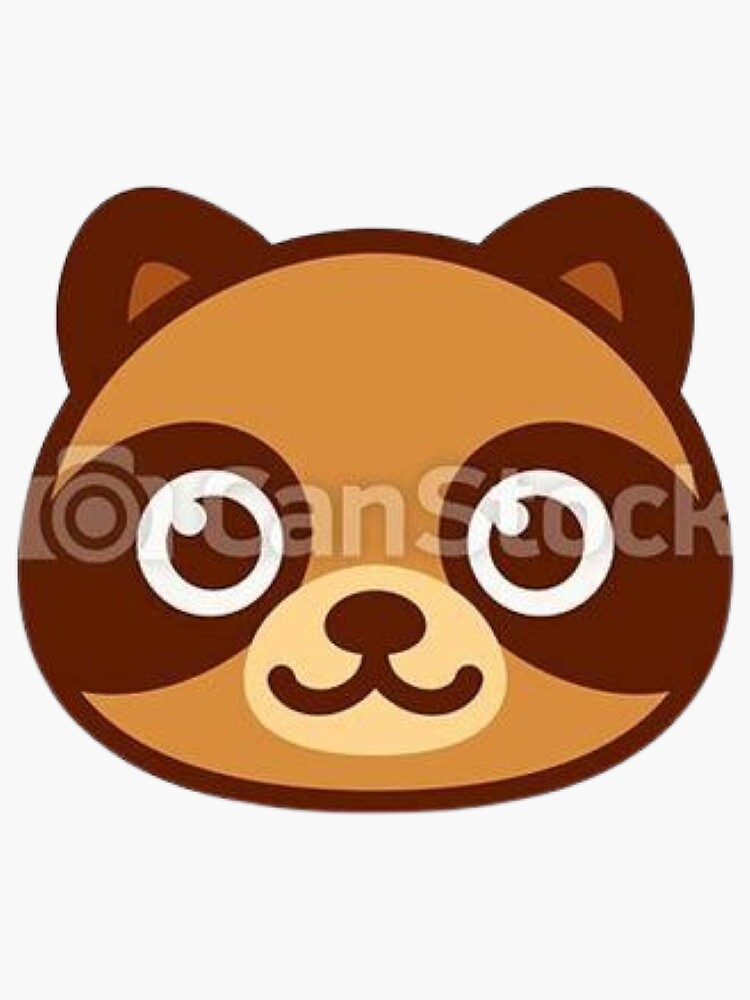 "Tanuki" Sticker by Tanguy15 | Redbubble