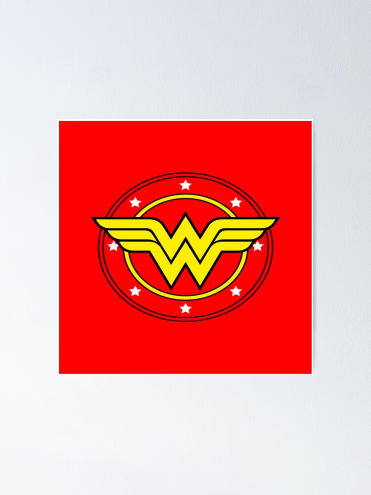"Wonder logo" Poster for Sale by Stuffkart | Redbubble