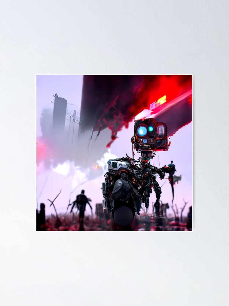 "Robot Apocalypse robot wars" Poster for Sale by mxzdesign | Redbubble