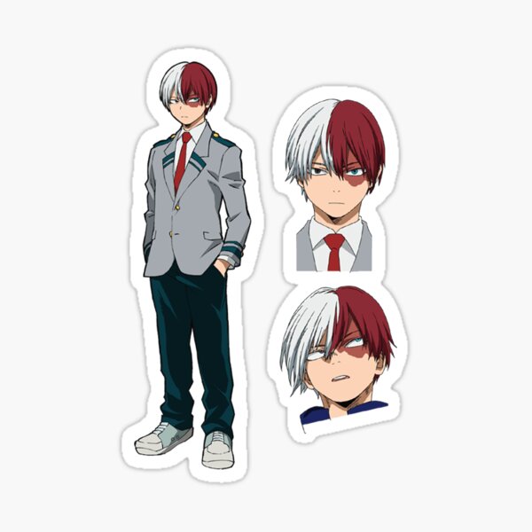 "Todoroki MHA" Sticker by AllAround-Merch | Redbubble