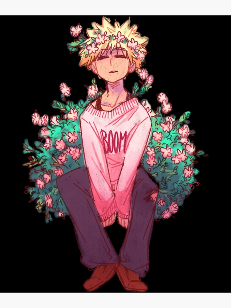 Bakugou In Pink Poster For Sale By Johathankuhn Redbubble