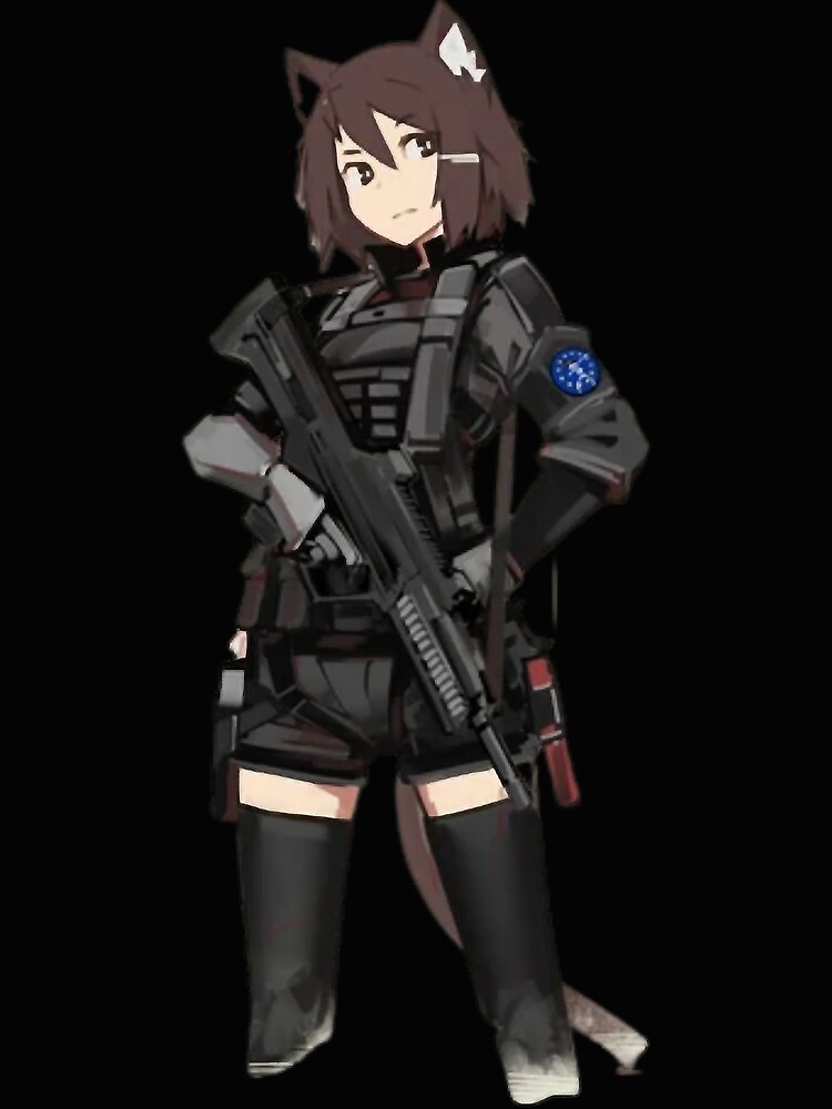 "Funny anime girl gun design-1DfIB" Art Print by baderburnhampvo ...