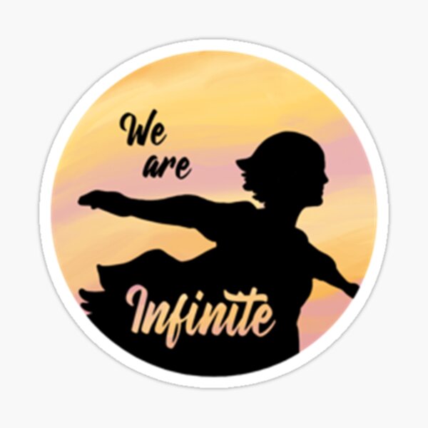 "We are infinite " Sticker by BrettCharlesds | Redbubble
