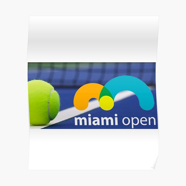"Miami Open" Poster for Sale by ABDO-ONE | Redbubble