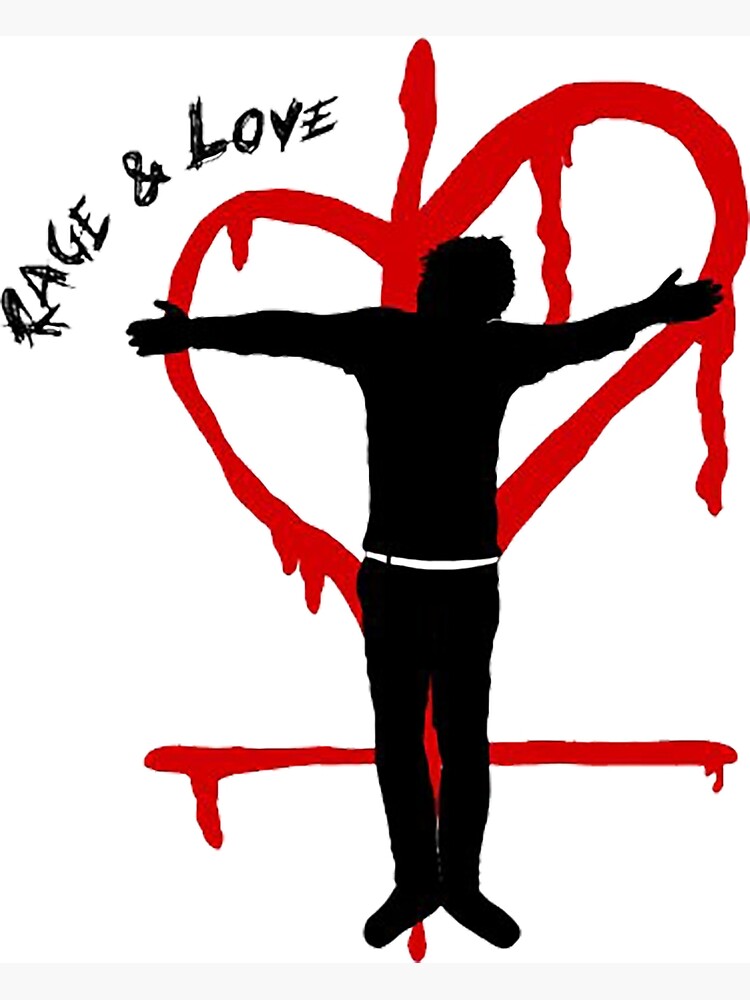"rage and love art" Poster for Sale by Rikanurmala41 | Redbubble