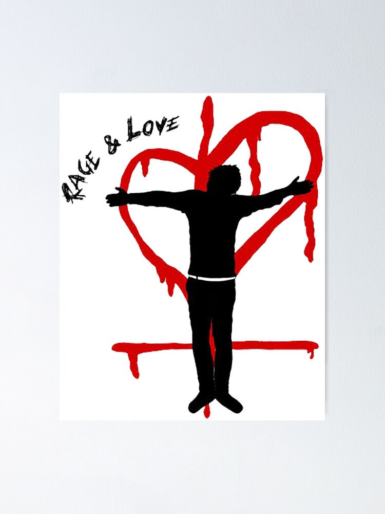 "rage and love art" Poster for Sale by Rikanurmala41 | Redbubble