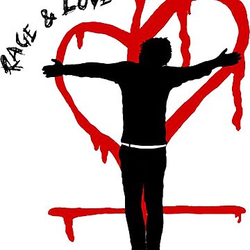 "rage and love art" Poster for Sale by Rikanurmala41 | Redbubble