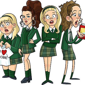 "Derry Girls" Sticker for Sale by JamieBCartoons | Redbubble