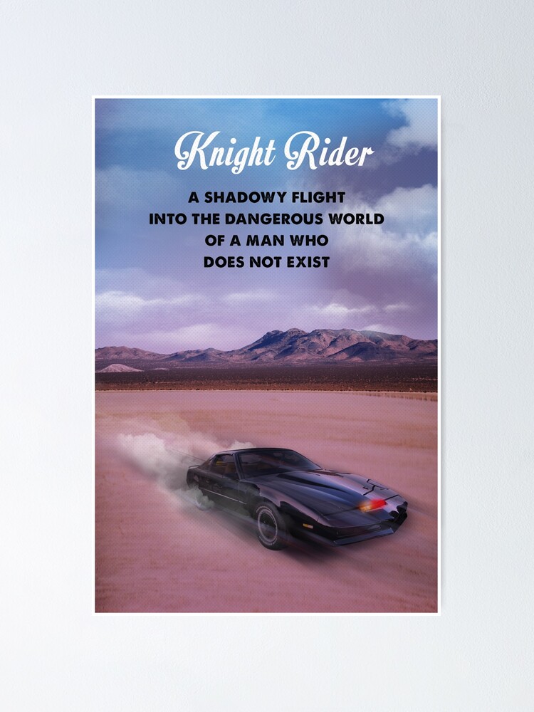 "Knight Rider" Poster for Sale by 2toastdesign | Redbubble