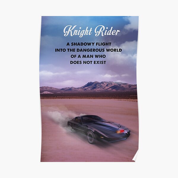 "Knight Rider" Poster for Sale by 2toastdesign | Redbubble