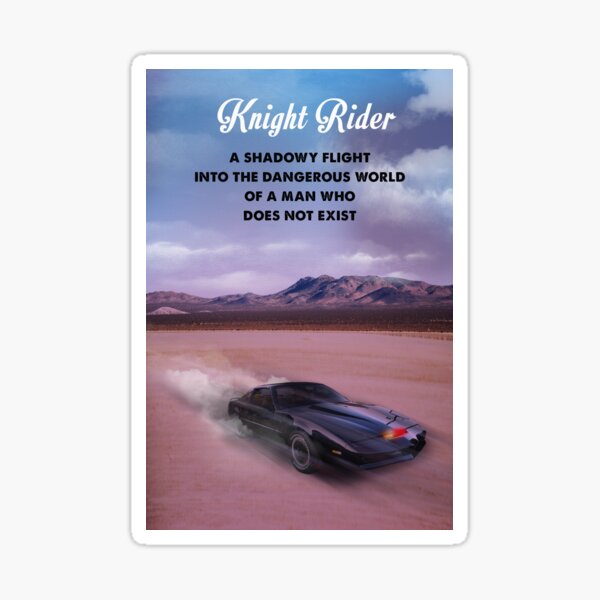 "Knight Rider" Sticker by 2toastdesign | Redbubble